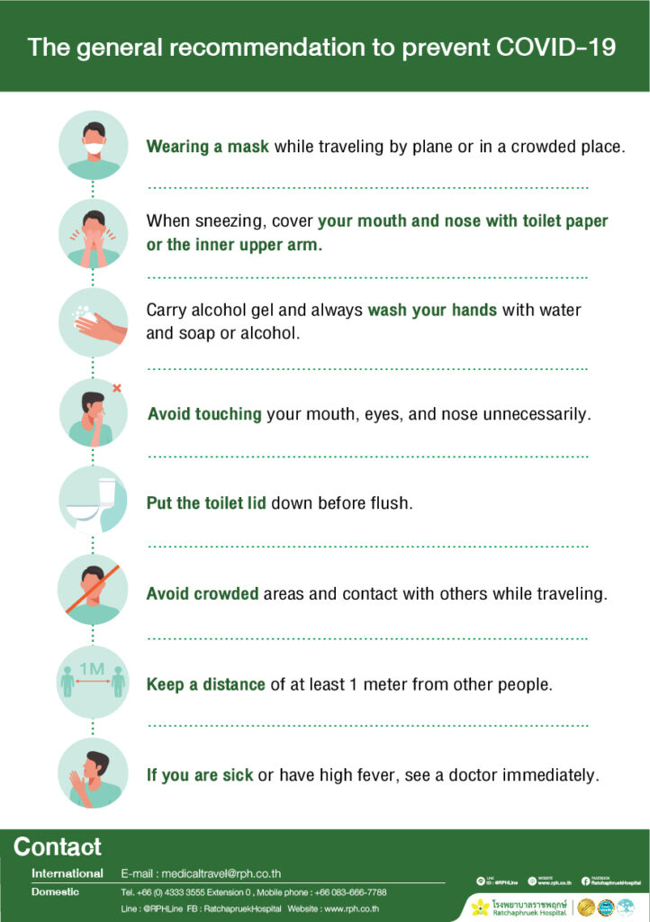 Safety Protocol (Infographics) - Ratchaphruek Hospital
