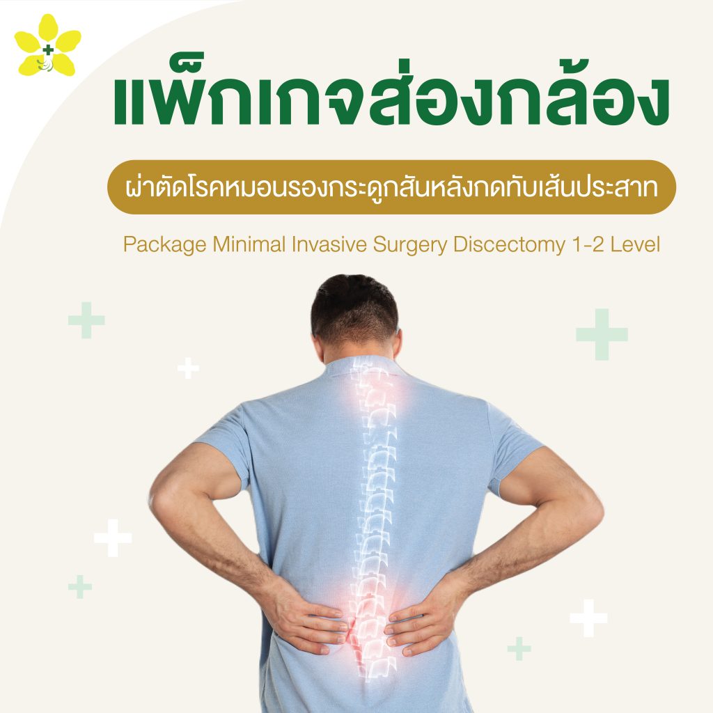 Package Minimal Invasive Surgery Discectomy 1-2 Level - Ratchaphruek ...